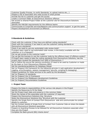 General checklist for the development project | PDF