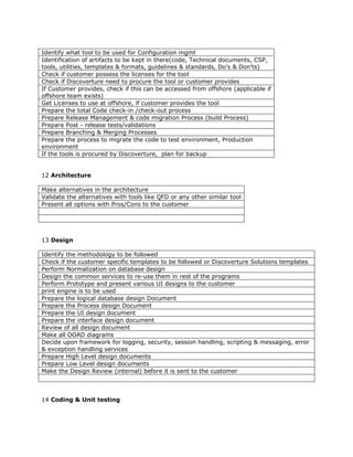 General checklist for the development project | PDF