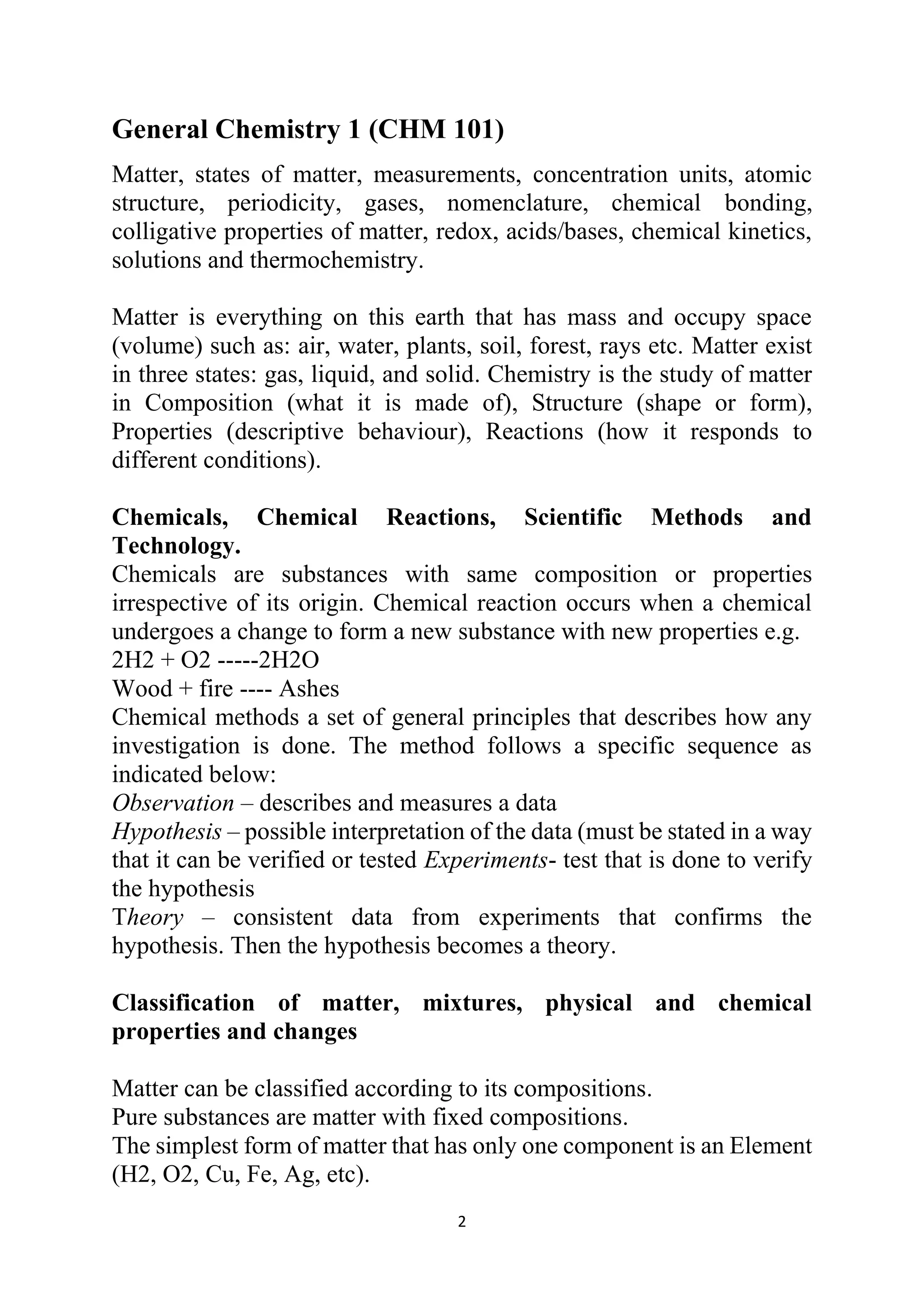General Chemistry 101.pdf (Inorganic chemistry) | PDF