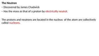 General Chemistry 1 Atomic Structure.pptx