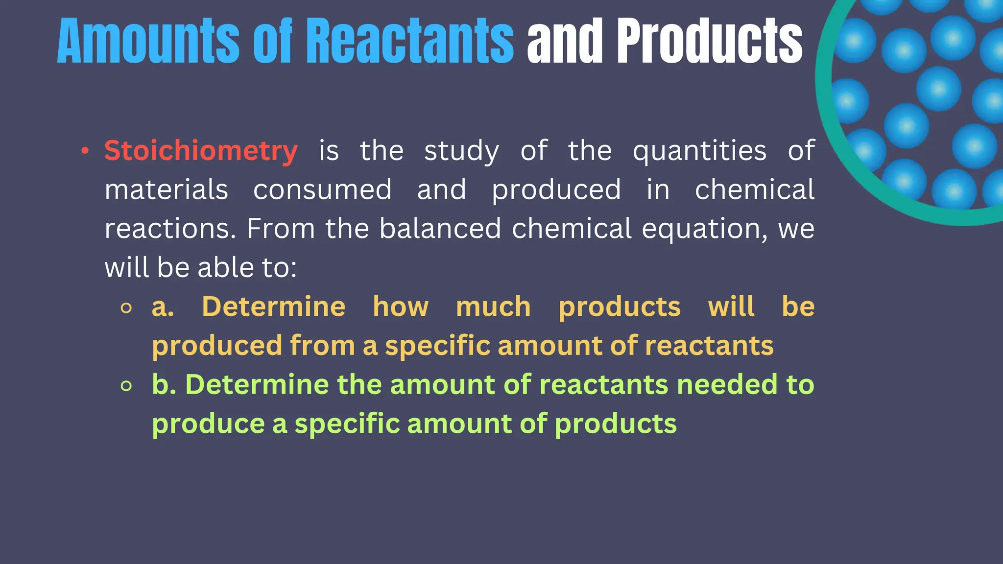 General Chemistry 1 Lesson 5; Mass Relationships in Chemical reactions ...