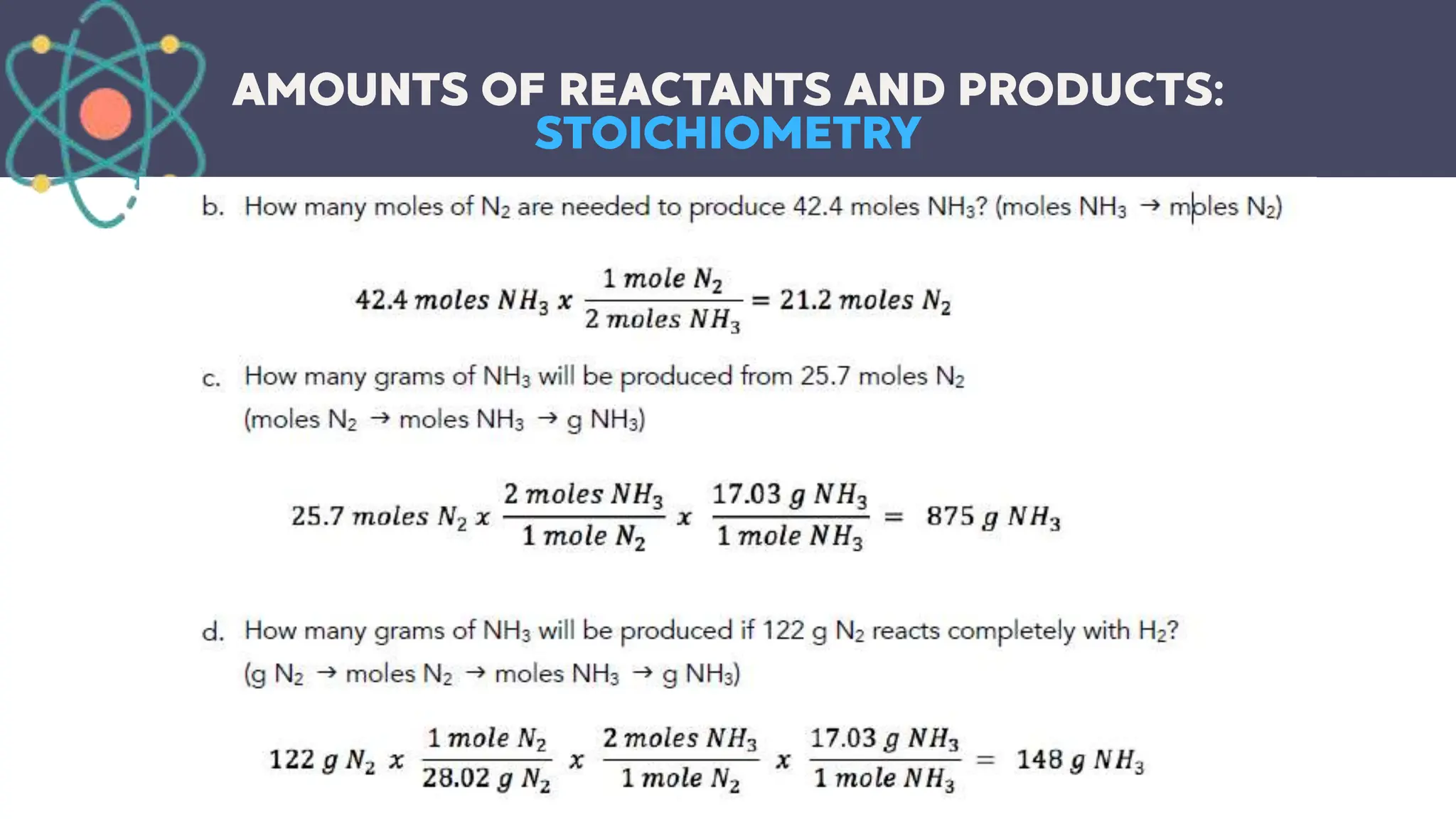 General Chemistry 1 Lesson 5; Mass Relationships in Chemical reactions ...