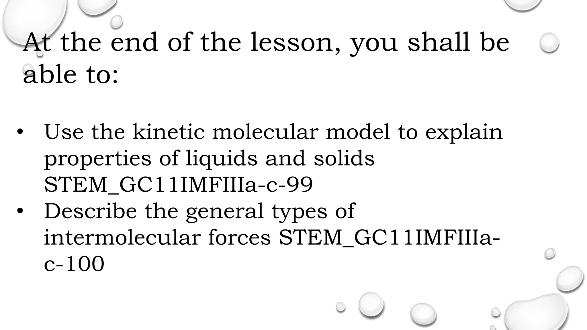 General Chemistry 2_IMF and Properties of Liquids.pptx | Chemistry ...