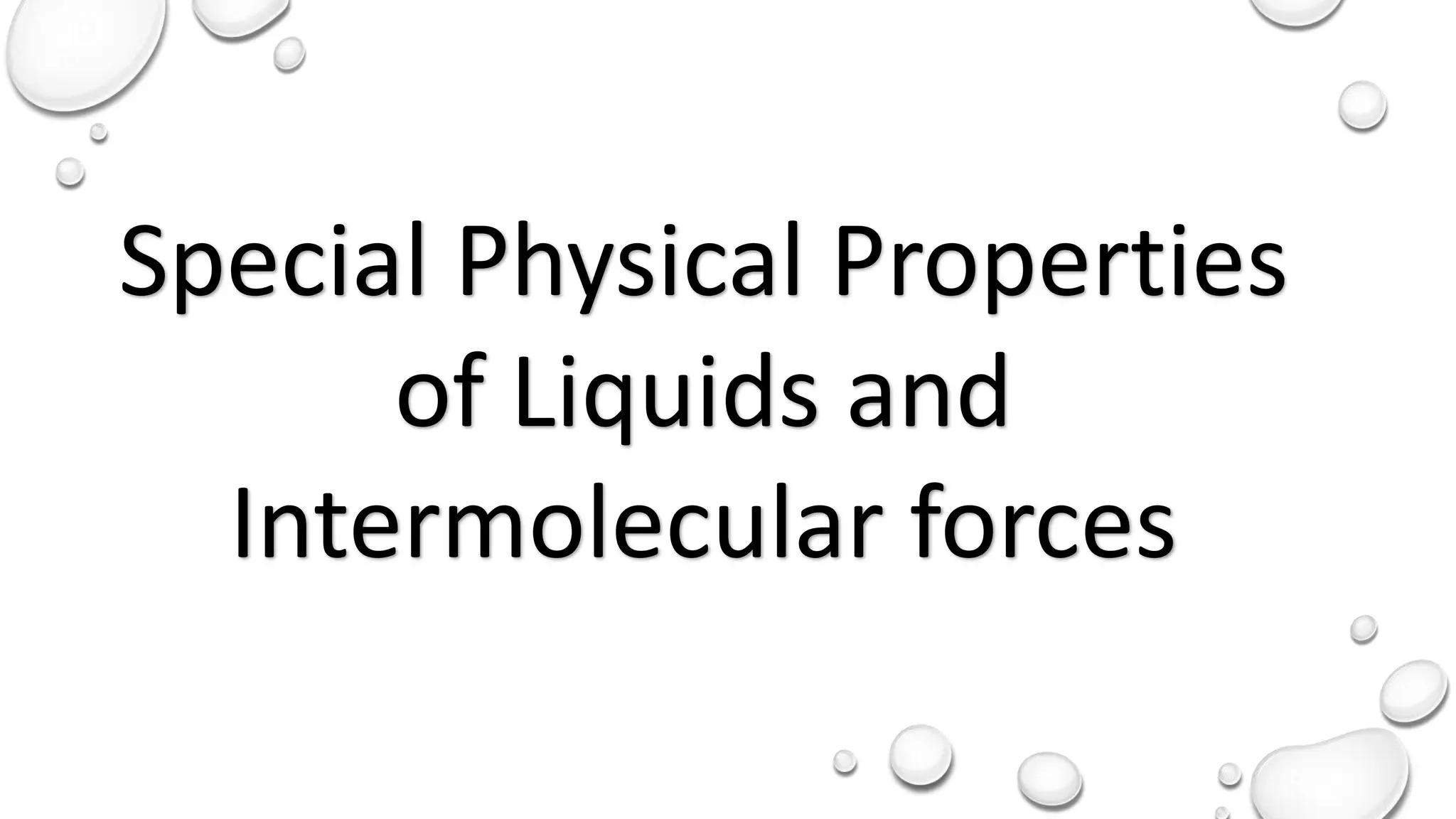 General Chemistry 2_IMF and Properties of Liquids.pptx | Chemistry ...