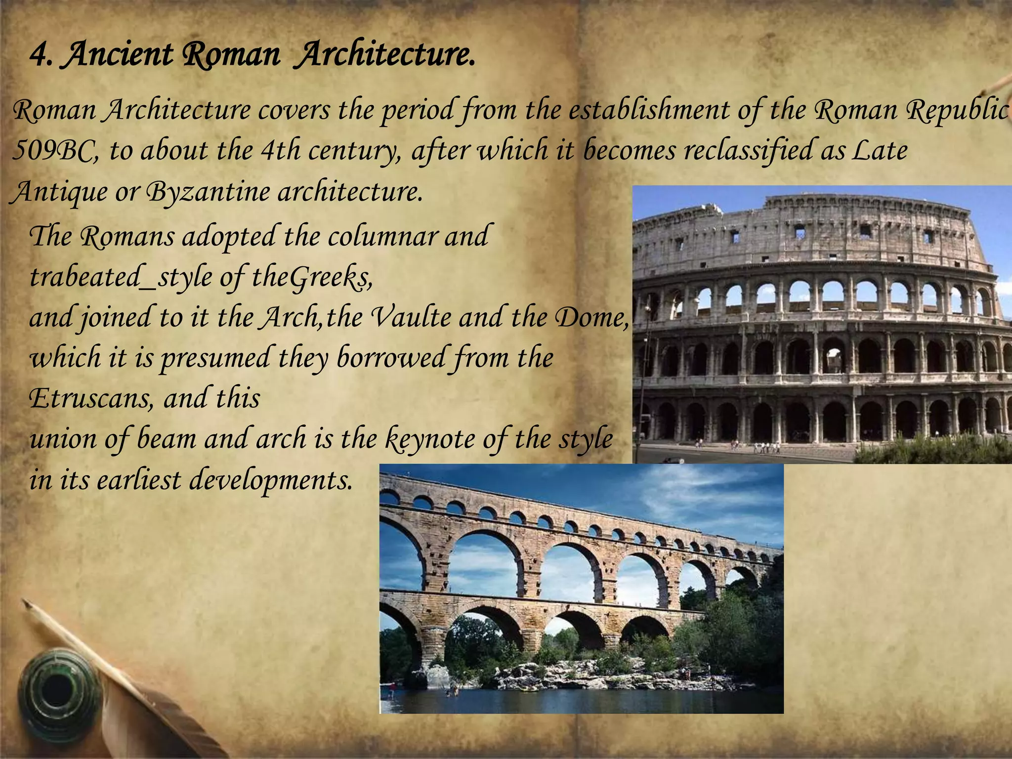 General classification of arches and Roofing systems ( Domes & Vaults ...