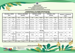 GHDFHDFGHGENERAL CLASS PROGRAM DESIGN 2.docx