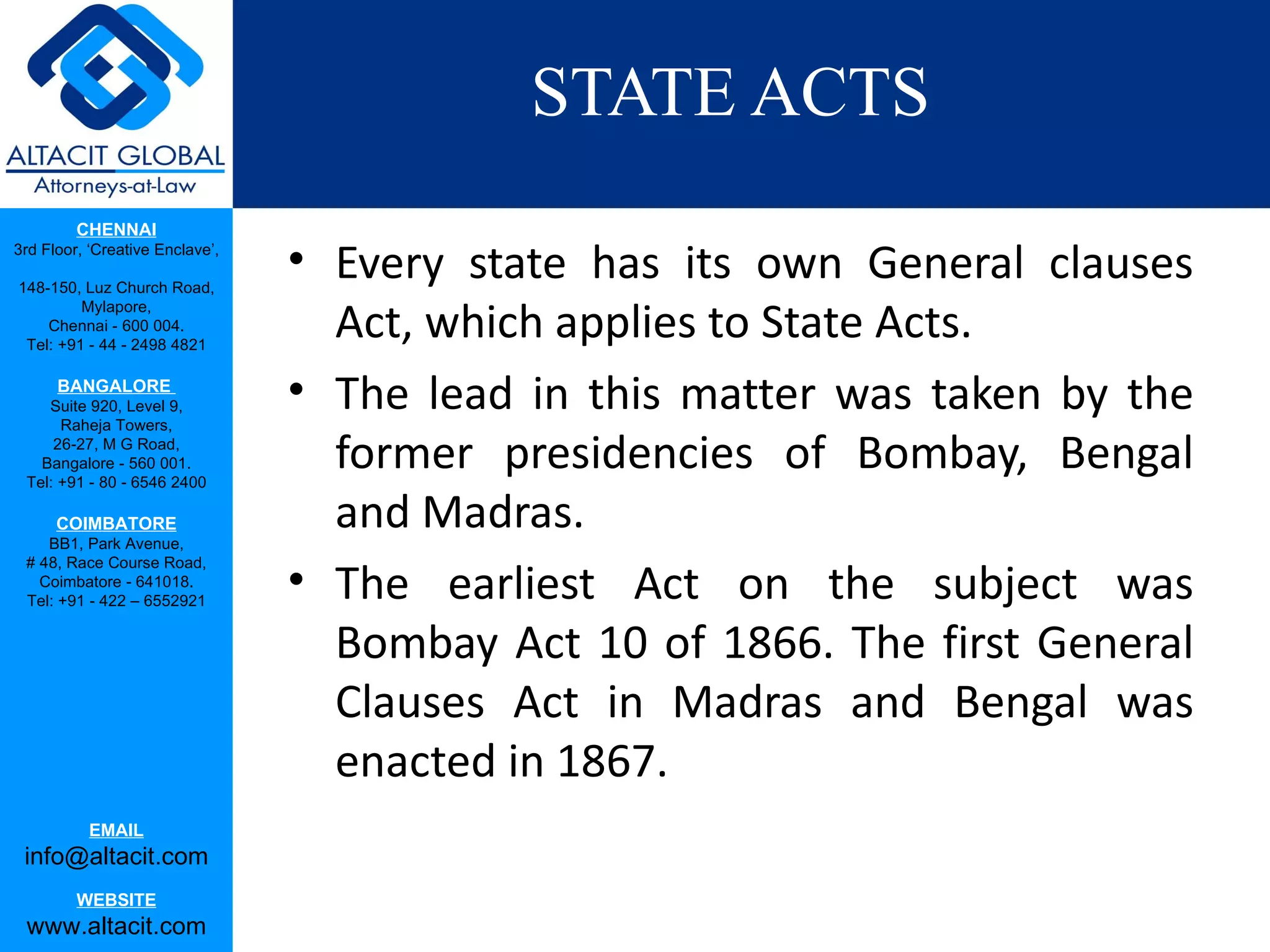 General clauses act | PPT