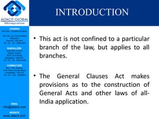 General clauses act | PPT