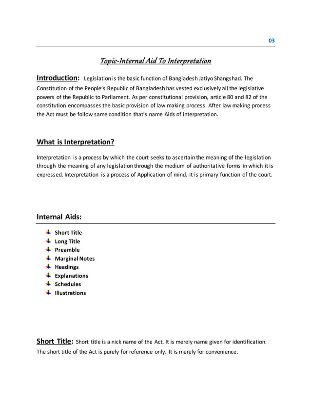 Rules of Interpretation | PDF