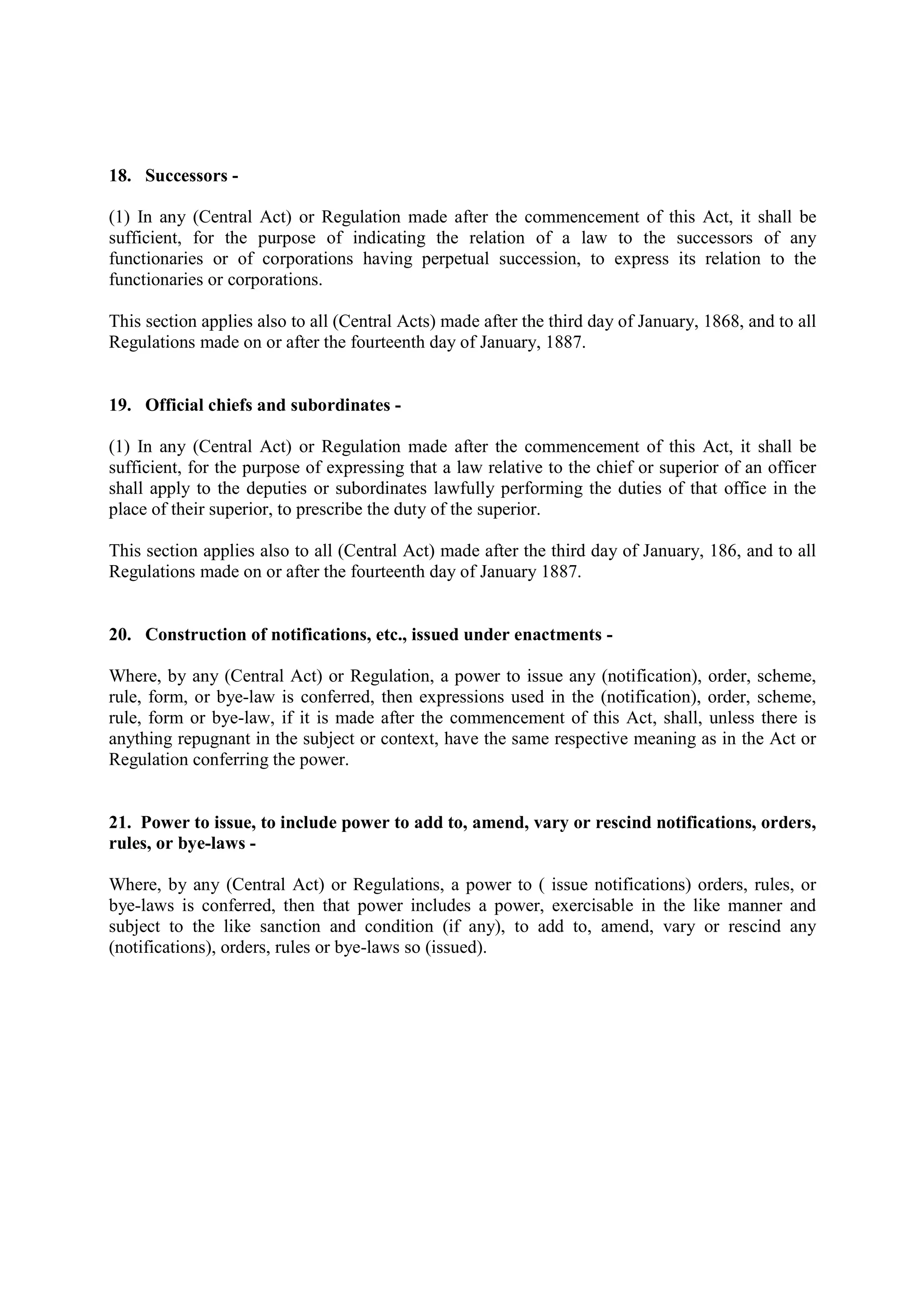 General clauses act 1897.bose