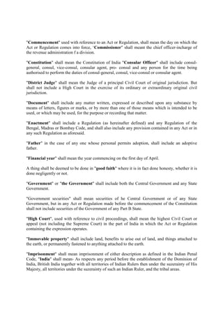 General clauses act 1897.bose