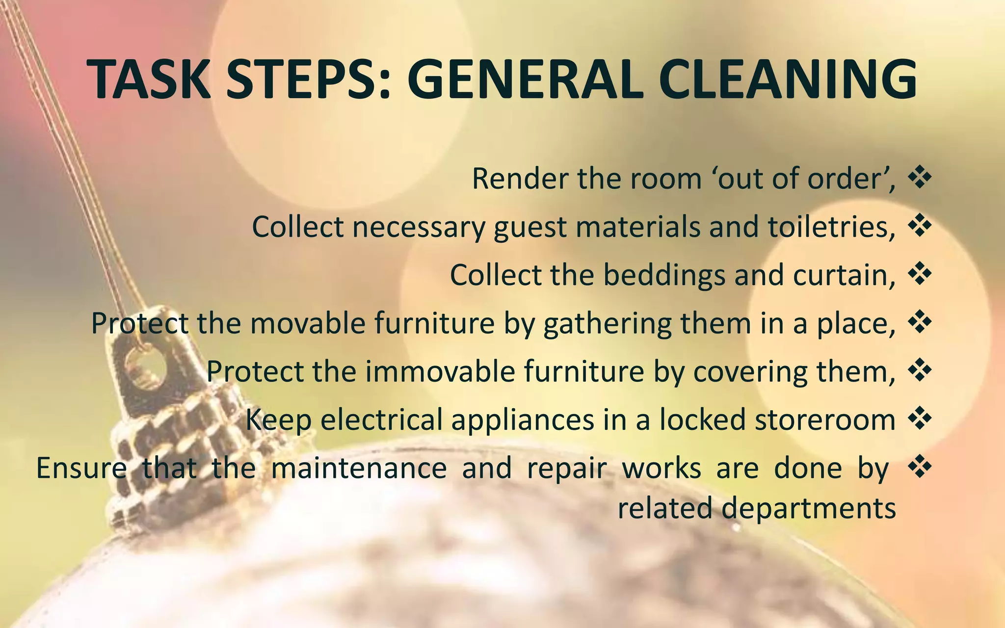 General cleaning | PPTX
