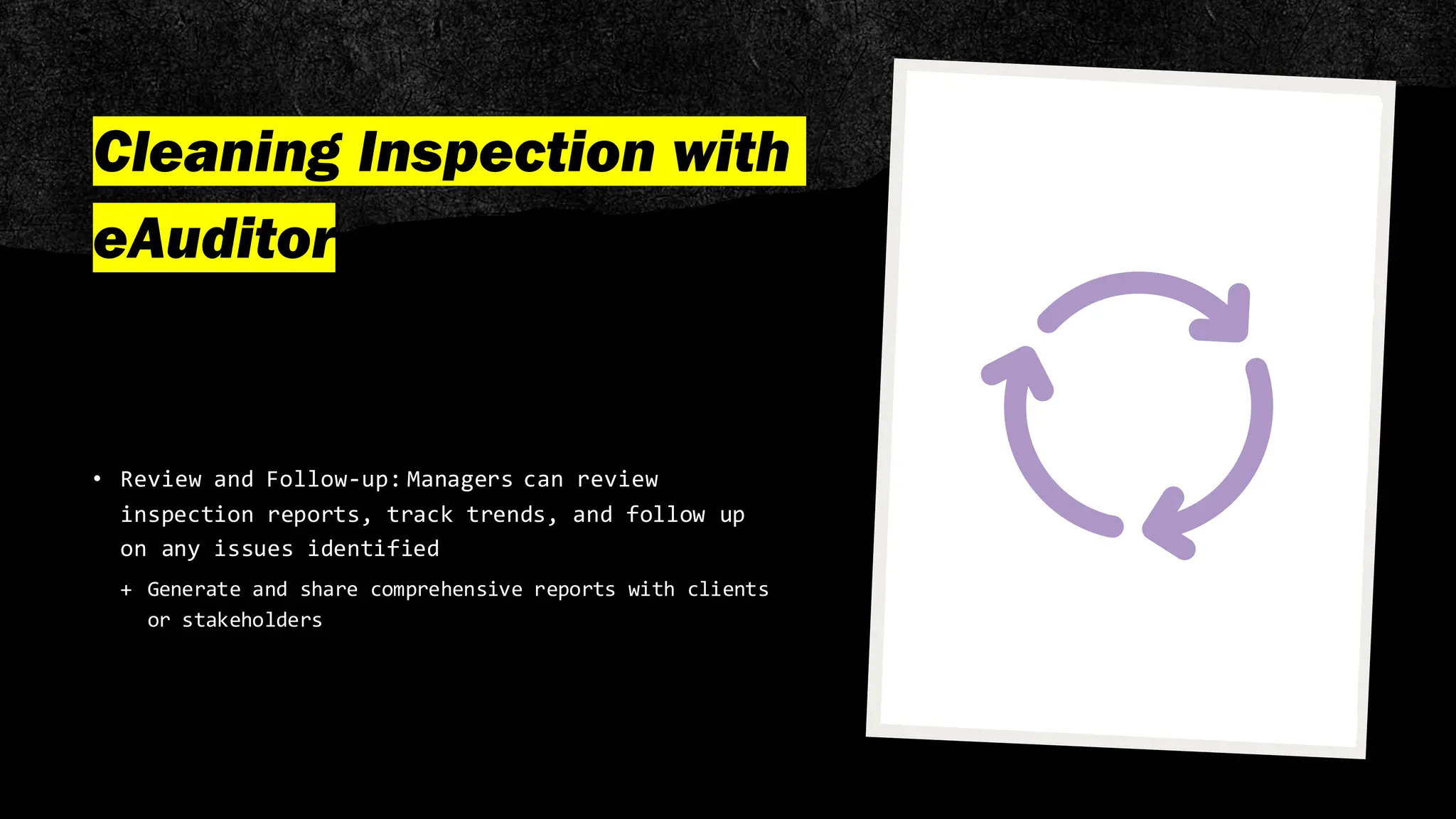 General cleaning Inspection eAuditor Audits & Inspections | PPT | Free ...