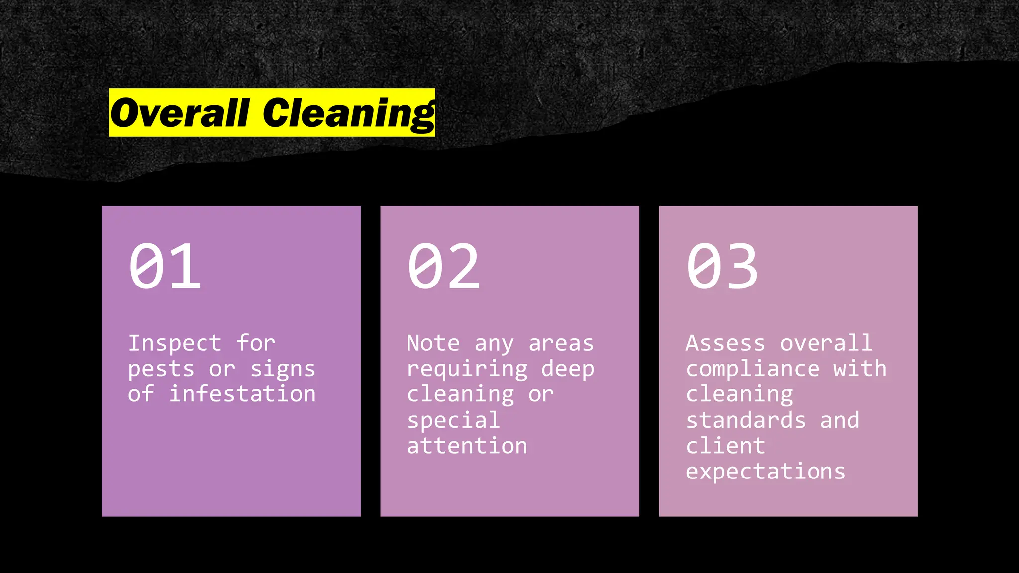 General cleaning Inspection eAuditor Audits & Inspections | PPT