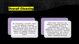 General cleaning Inspection eAuditor Audits & Inspections | PPT | Free ...