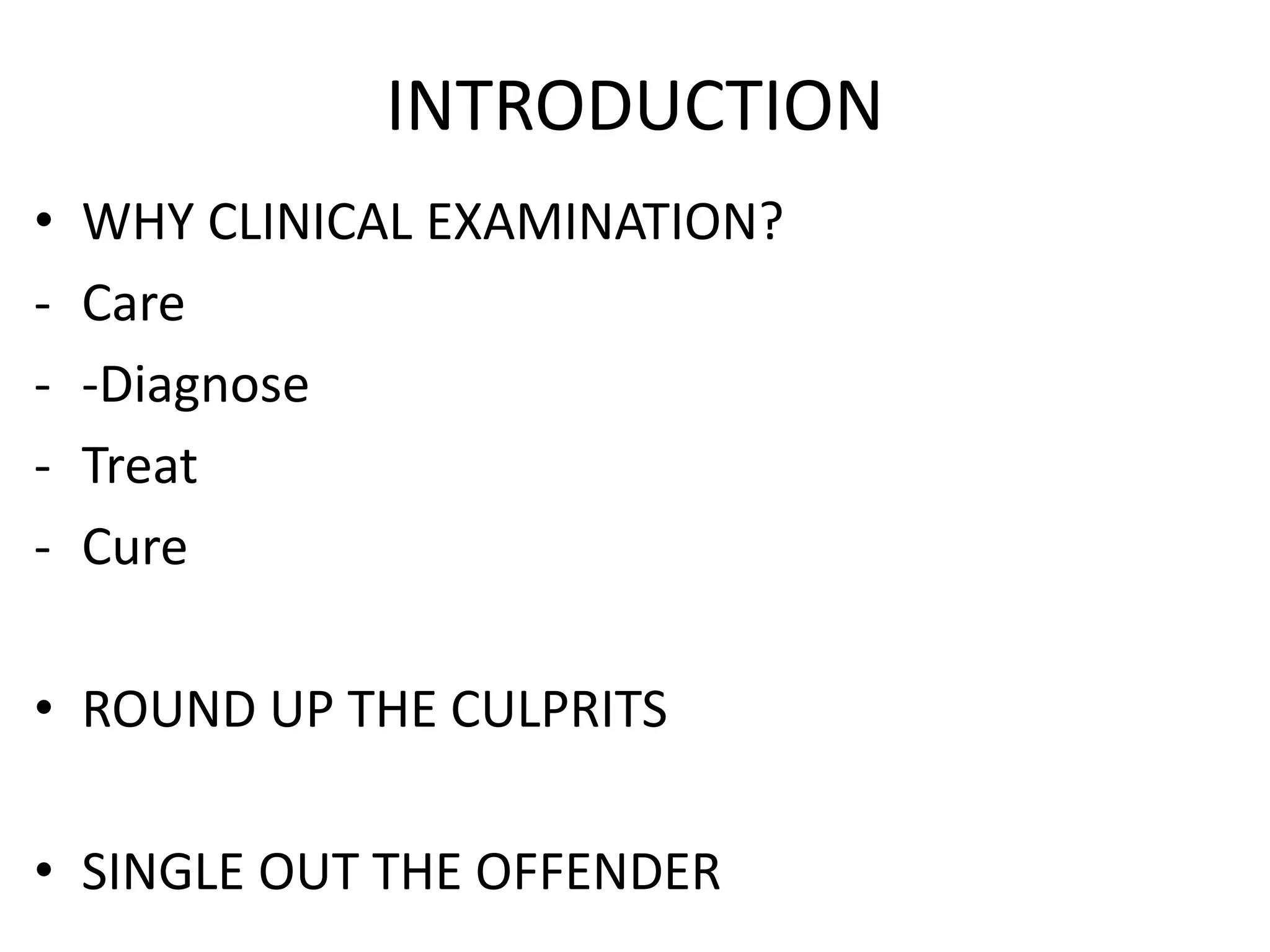 General clinical examination | PPTX