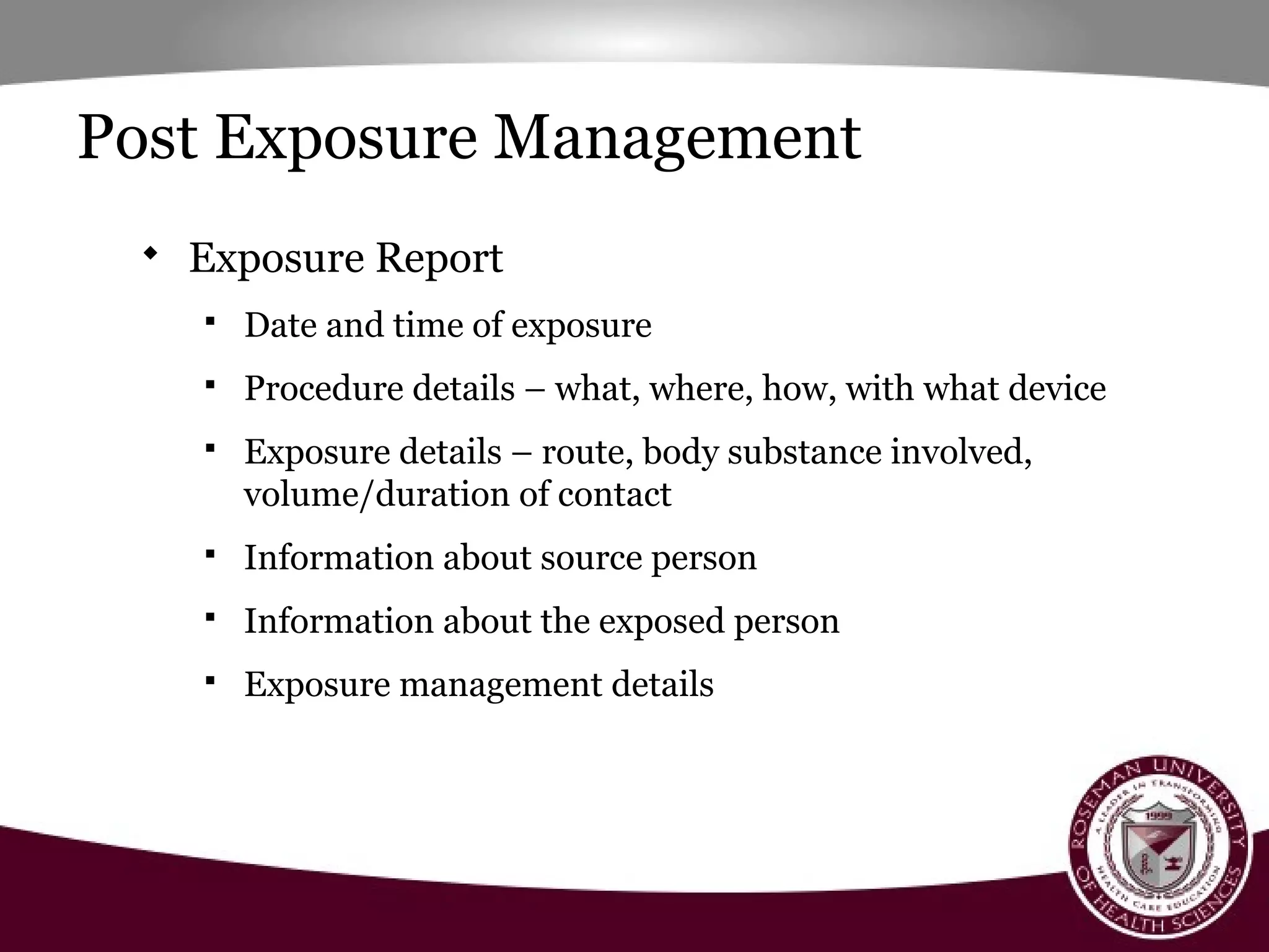 General clinic safety hazardous waste infection control correct version ...