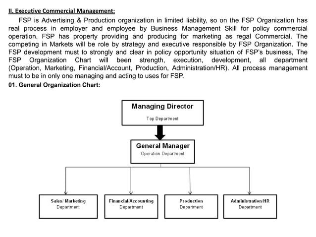 General commercail managment plan(fsp) | PPT