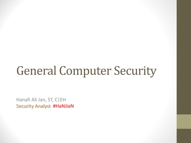 General computer security | PDF