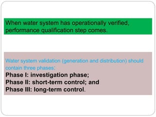 General concept for pharmaceutical water | PPT