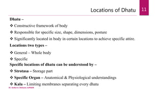 GENERAL CONCEPT OF DHATU | PPTX