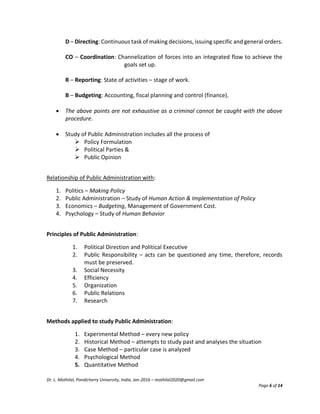 General concepts in public systems | PDF