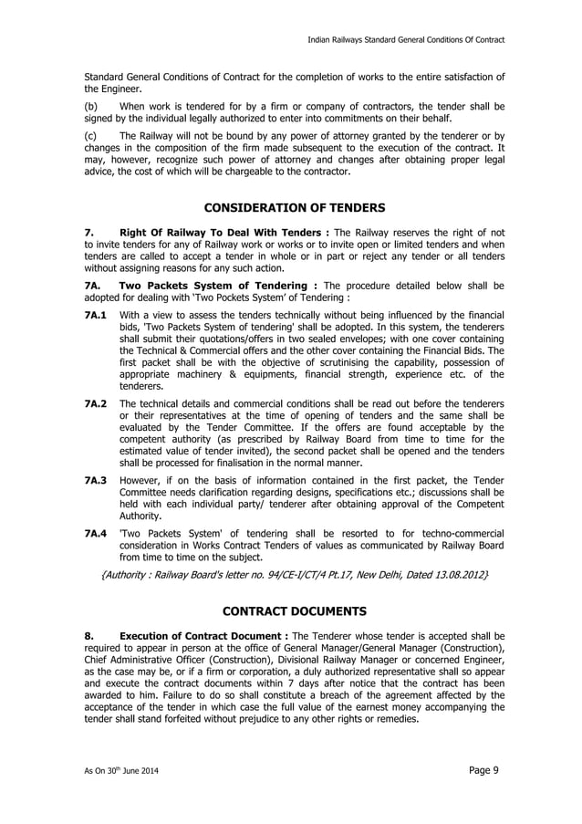 General conditions of_contract_july_2014_22_07_14 | PDF | Law