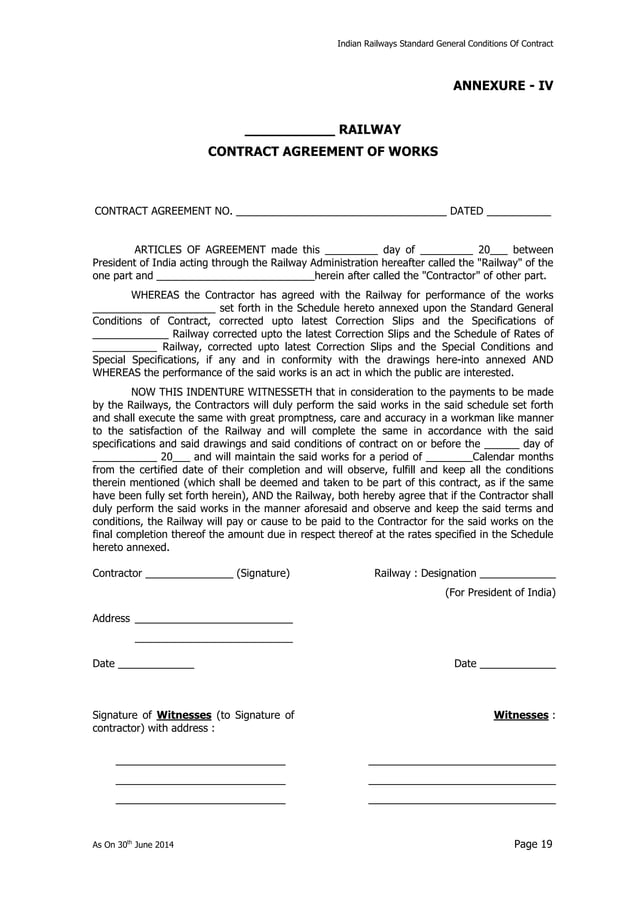 General conditions of_contract_july_2014_22_07_14 | PDF | Law