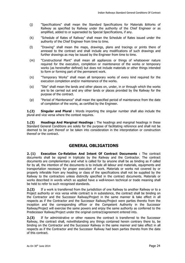 General conditions of_contract_july_2014_22_07_14 | PDF | Law