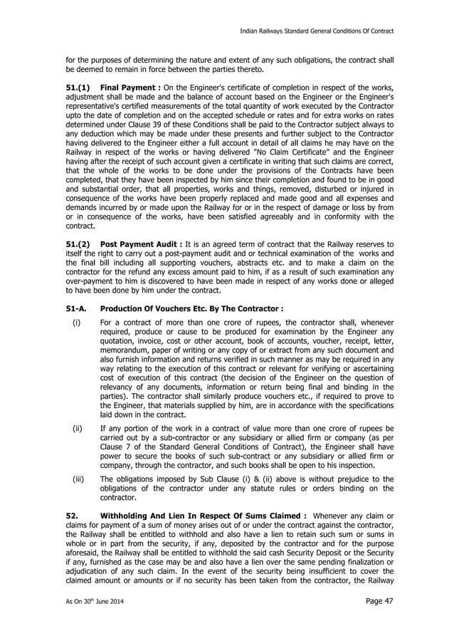 General conditions of_contract_july_2014_22_07_14 | PDF | Law