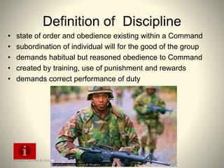 General conduct and discipline JBLFMU-A | PPTX