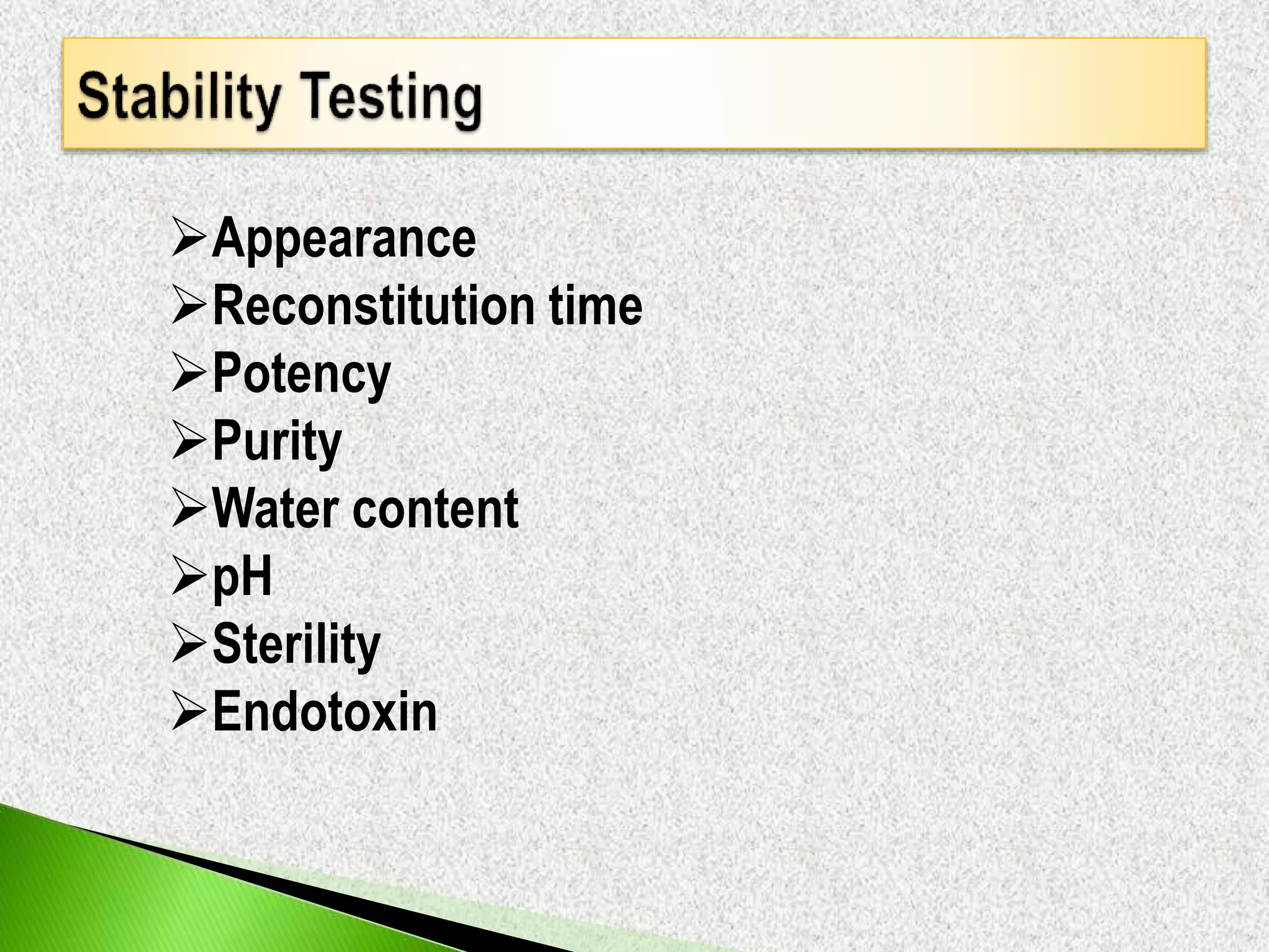 General consideration for process design of lyophilized product | PPT