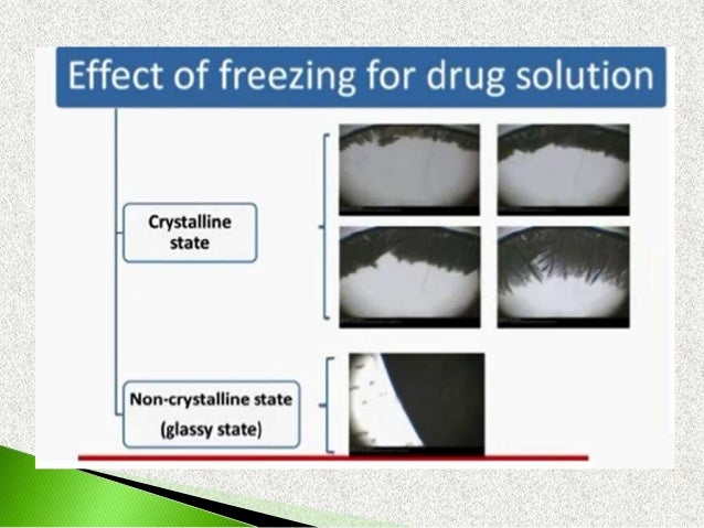 General consideration for process design of lyophilized product