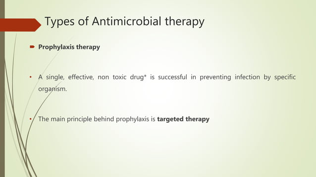 General consideration of antimicrobial agents | PPTX | Infectious Diseases | Diseases and Conditions