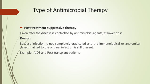 General consideration of antimicrobial agents | PPTX | Infectious Diseases | Diseases and Conditions