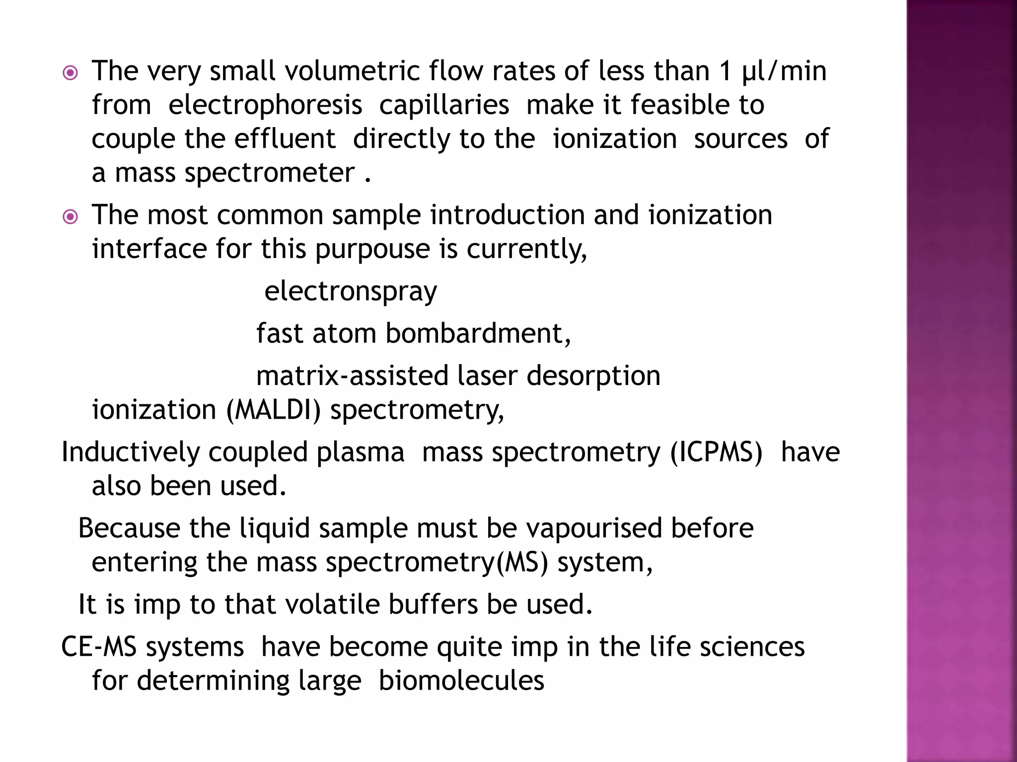 General considerations and method development in ce, | PPTX