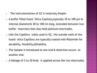 General considerations and method development in ce, | PPTX
