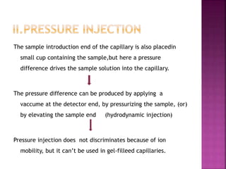 General considerations and method development in ce, | PPTX