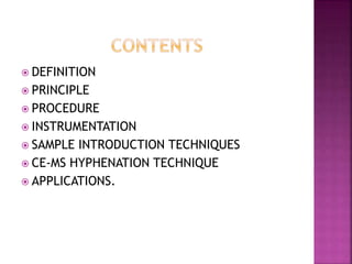 General considerations and method development in ce, | PPTX