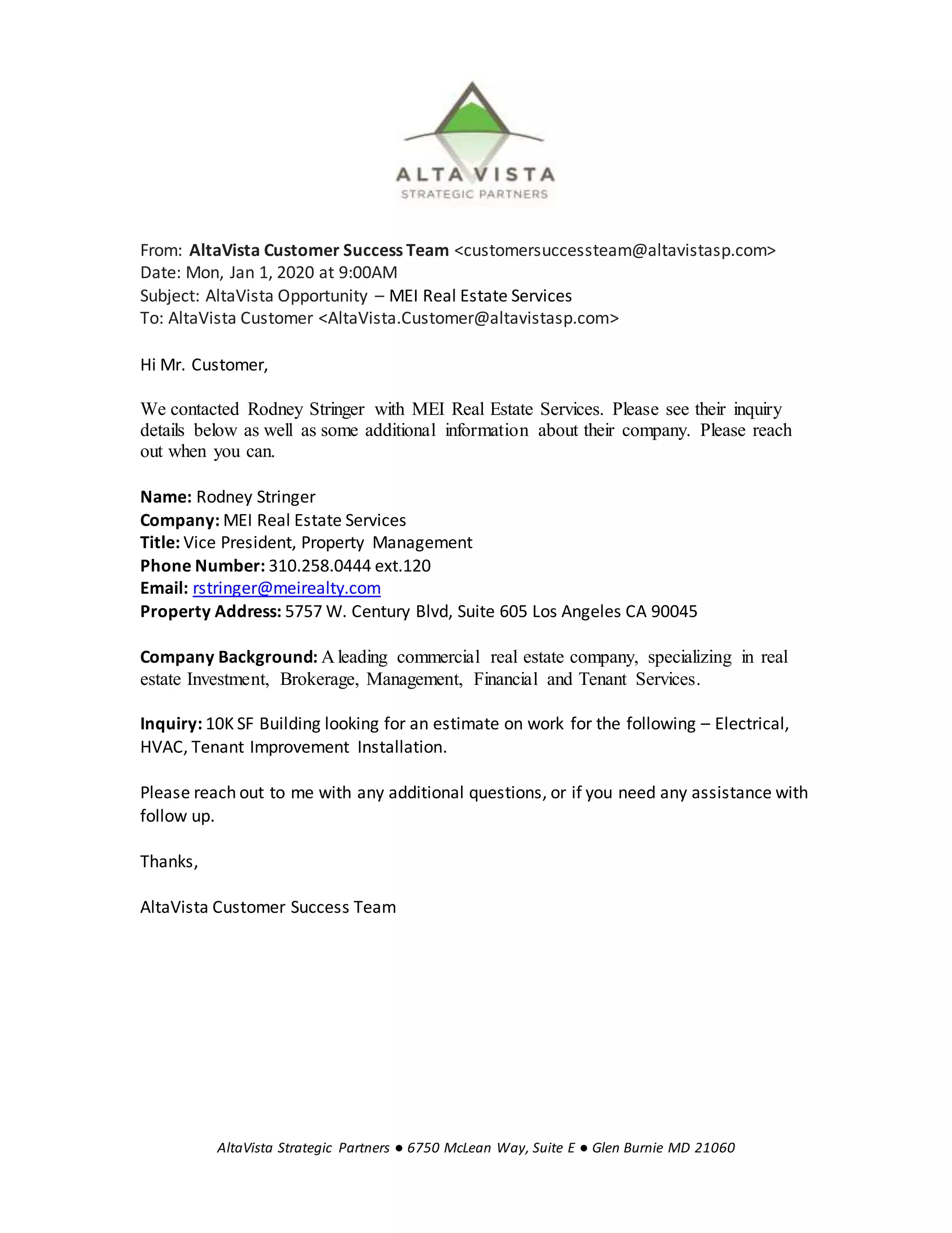 General Contractor Commercial Opportunities | DOC