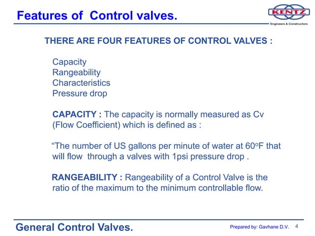 General Control Valve Study | PPT
