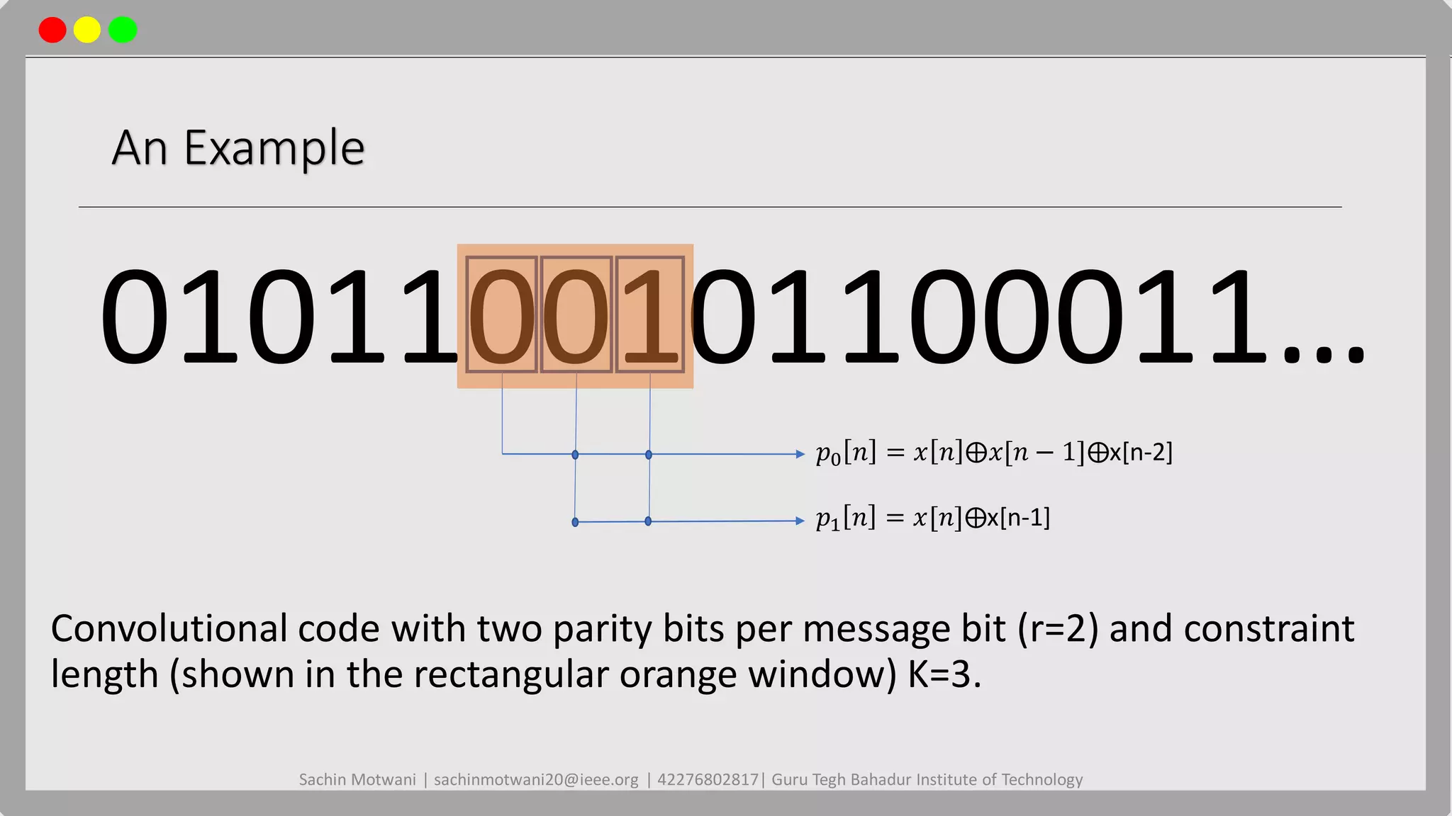 General Convolutional Encoder Ppt
