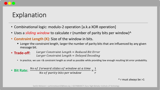 General Convolutional Encoder | PPT | Free Download