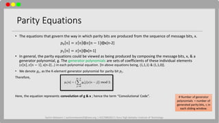 General Convolutional Encoder | PDF