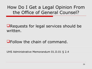 General Counsel Presentation | PPT