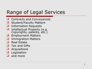 General Counsel Presentation | PPT