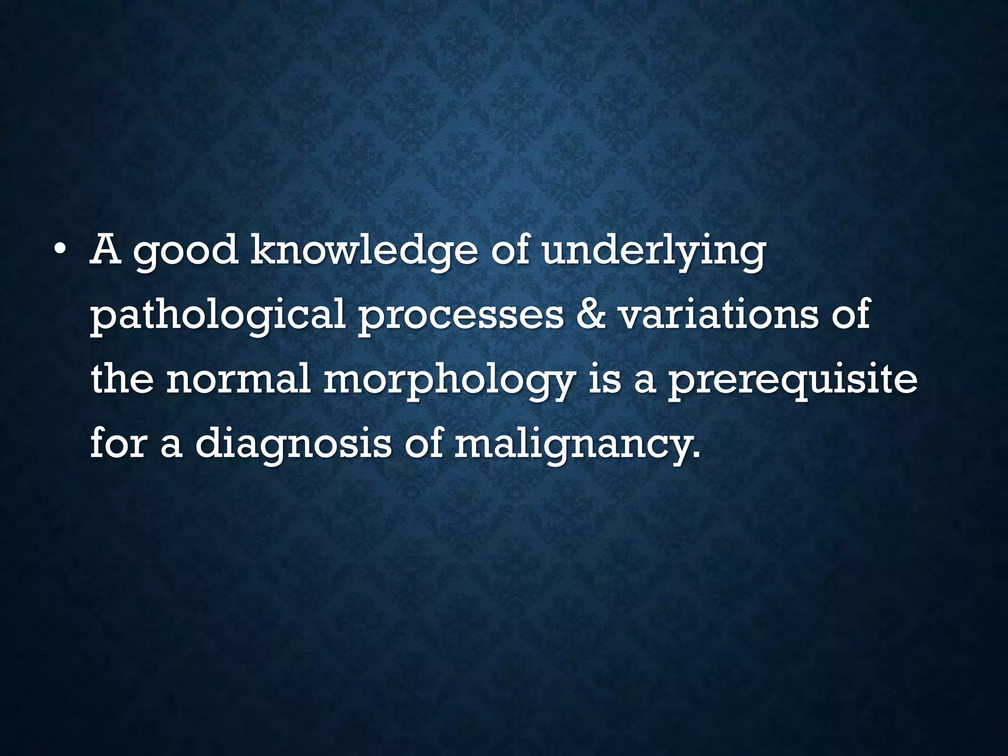 General criteria of malignancy | PDF