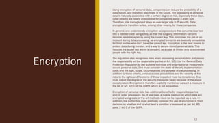 General data protection regulation GDPR | PPT