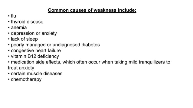 General debility | PPTX