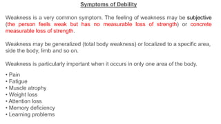 General debility | PPTX